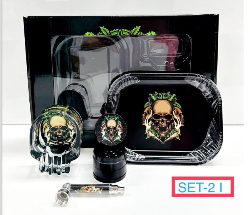 Stoner Kit With Gift Box - HempSkull 2I – Get Hempified Store