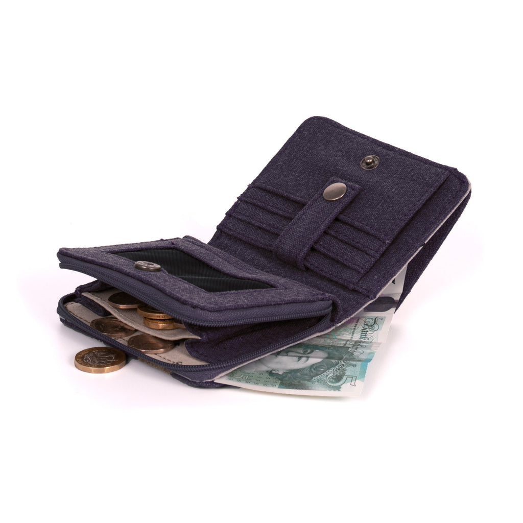 Wallet. HEMP & ORGANIC COTTON WALLET - PLUM – Get Hempified Store