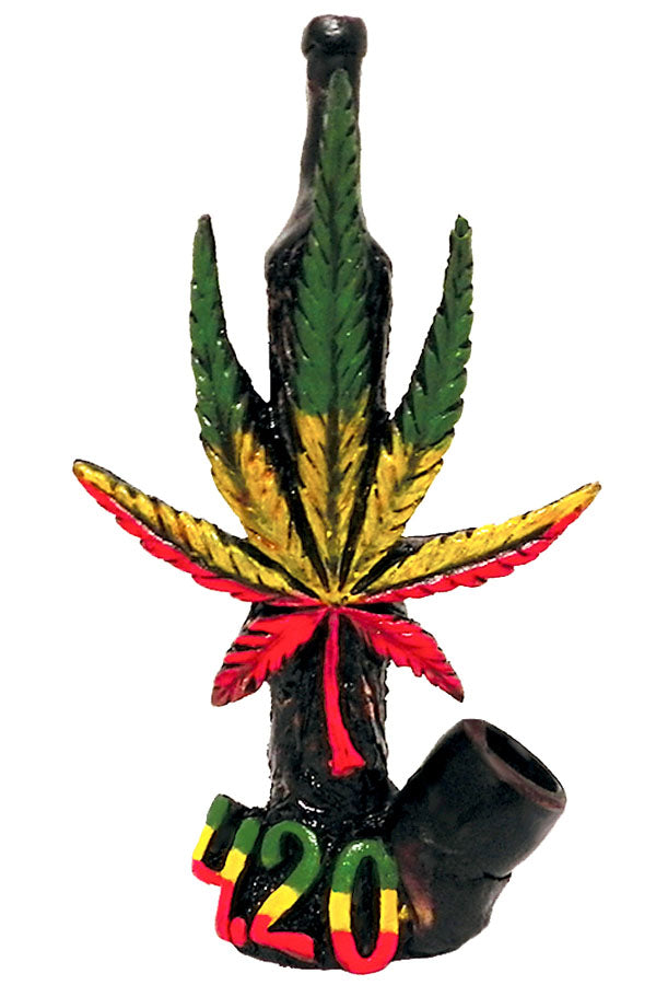 Novelty Rasta 420 Medium Hand Pipe – Get Hempified Store
