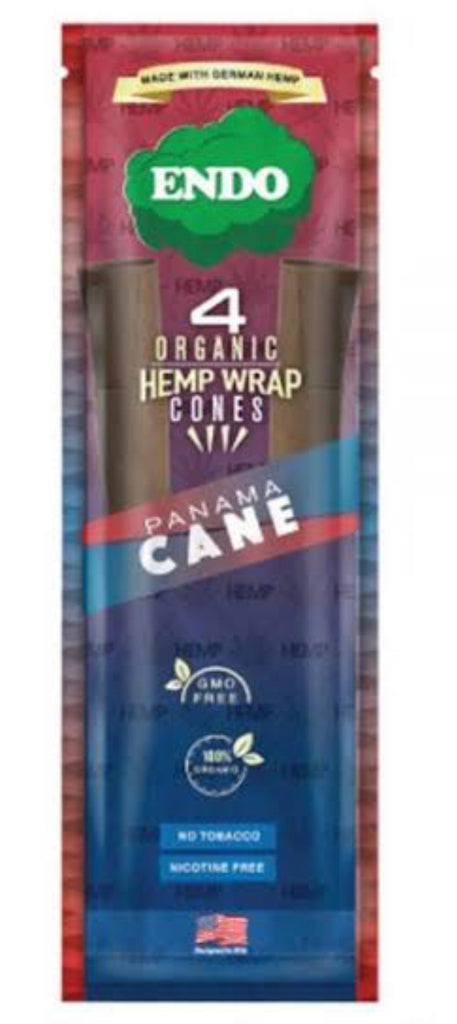 Endo 4 Organic Hemp Wrap Cone Panama Cane – Get Hempified Store